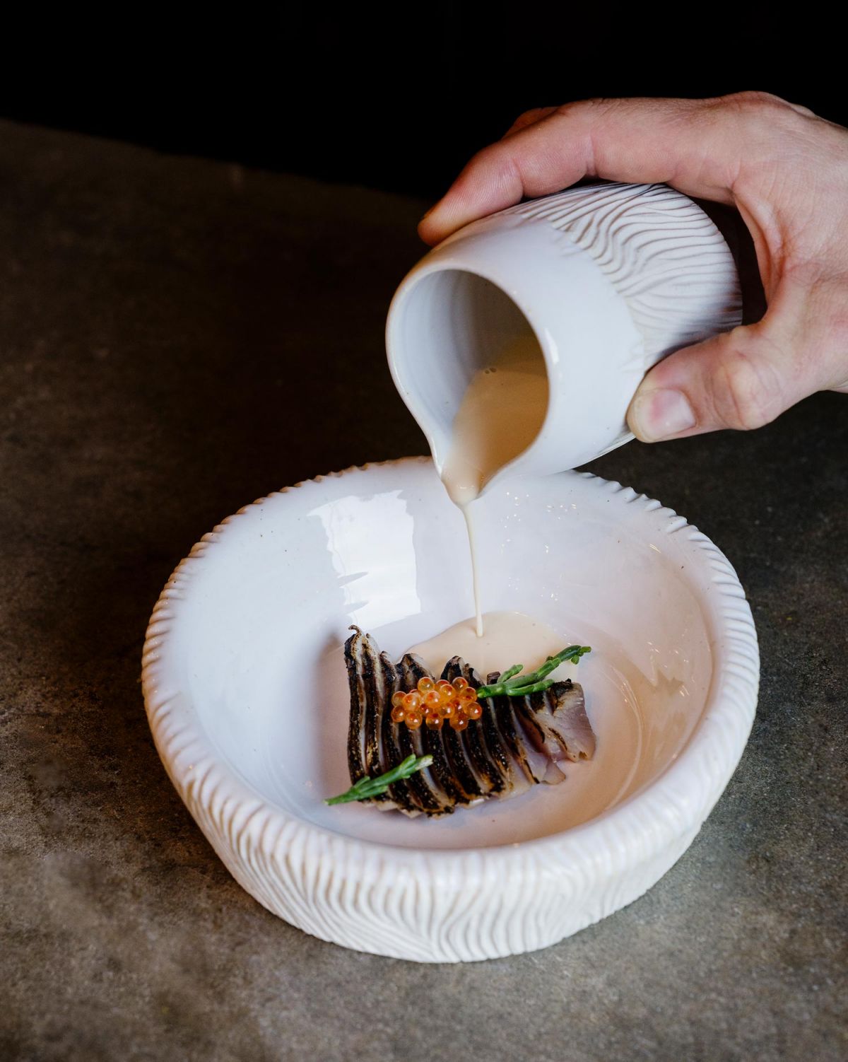 Custom ceramic plates for restaurants | María Monasterio